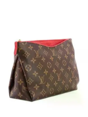 LOUIS VUITTON Pallas Beauty Case Monogram Canvas With Leather Clutch Bag