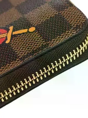 LOUIS VUITTON Damier Ebene Stories Wallet