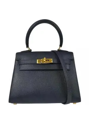 Hermès Mini Kelly 20 Sellier Totebag - Blue