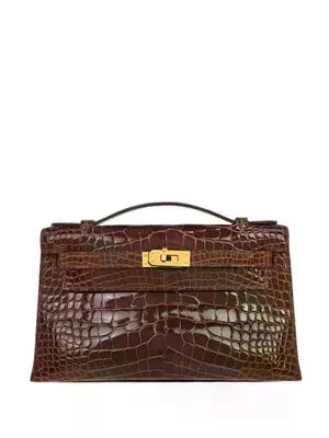 Hermès 2009 Kelly Pochette Tote Bag - Brown