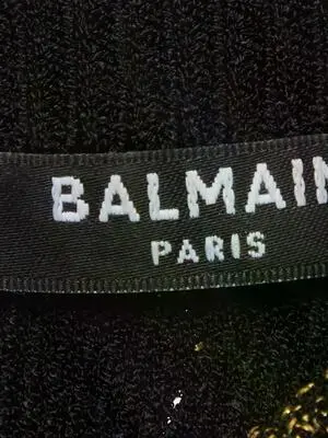 Balmain Button-embellished Dress