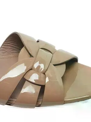 Saint Laurent Tribute Sandals - Neutrals