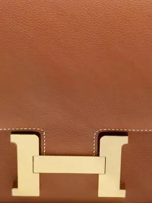 Hermès 2018 Constance 24 Evercolor Leather Shoulder Bag - Brown