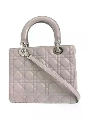 Dior Lady Cannage Handbag - Grey