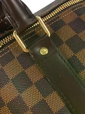 LOUIS VUITTON Damier Keepall Patterned Luggage Bag