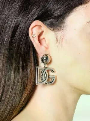 Dolce & Gabbana Dg-logo Drop Earrings