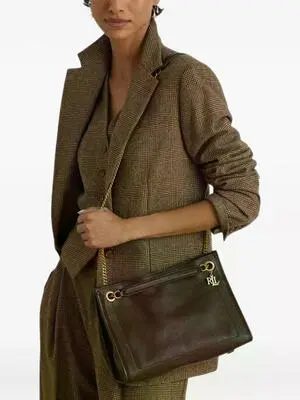 Ralph Lauren Medium Bradley Pebbled-leather Tote Bag - Brown