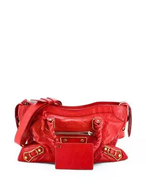 Balenciaga City Classic Metallic Edge Bag Leather Small Satchel