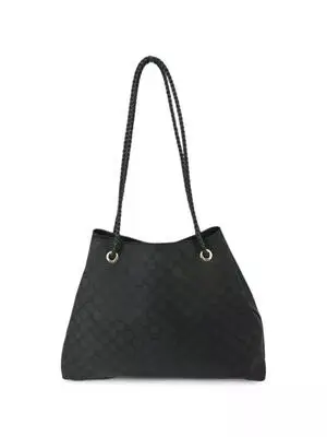 Gucci Gg Canvas Braided-strap Shoulder Bag