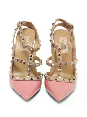 Valentino Garavani Rockstud Ankle-strap Pumps - Pink