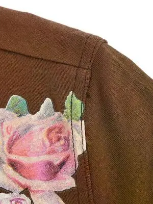 Dior 2005 Romantic Print V-neck T-shirt