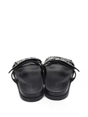 Hermès Chypre Studded Flat Sandals