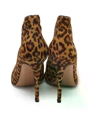 GIANVITO ROSSI Vamp Leopard-print Ankle Boots