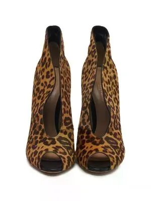 GIANVITO ROSSI Vamp Leopard-print Ankle Boots
