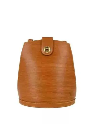 LOUIS VUITTON Epi Cluny Leather Bucket Bag - Brown