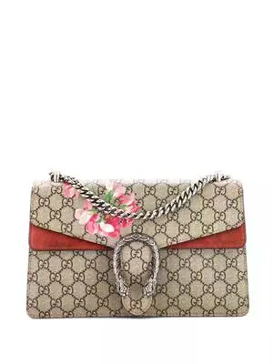 Gucci Dionysus Bag Blooms Print Gg Coated Canvas Small Shoulder Bag