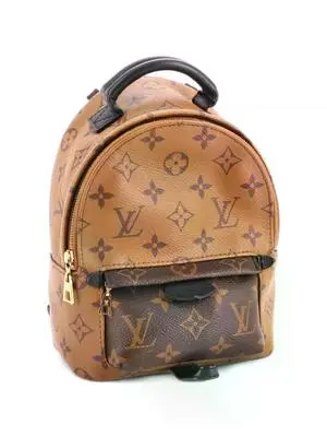LOUIS VUITTON Palm Springs Reverse Monogram Canvas Mini Backpack - Brown