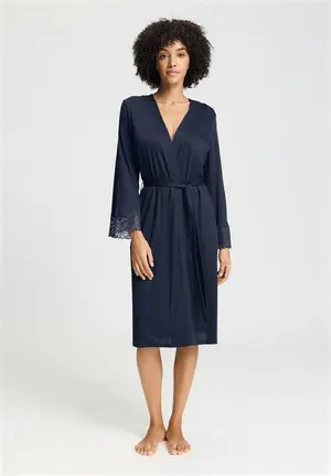 Hanro Azelia Floral Tulle Tencel Robe