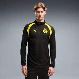 PUMA Borussia Dortmund Quarter-zip Drycell Pre-match Top