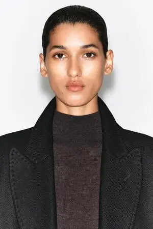 Cos Seamless Merino Wool Mock-neck Bodysuit