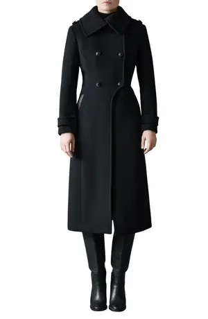 MACKAGE Elodie-r Double Breasted Wool Blend Coat