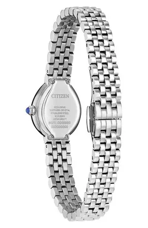 Citizen Mini Rainell Eco-drive Bracelet Watch - Silver-tone