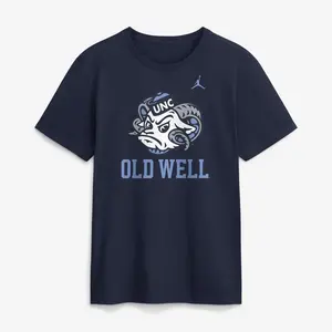 JORDAN BRAND North Carolina Tar Heels Primetime Logo Mantra T-shirt - Navy