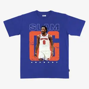 SLAM Og Anunoby New York Knicks T-shirt - Blue