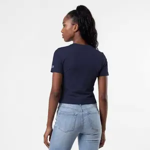 Champion New York Mets Soft-touch Fitted Cropped T-shirt