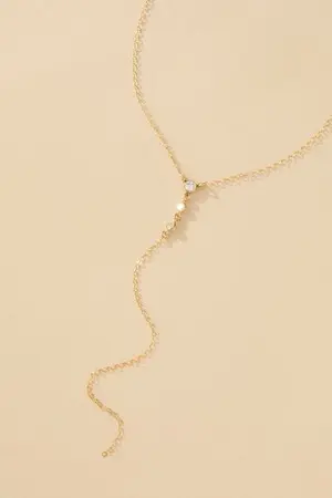 SET & STONES Miley Lariat Necklace