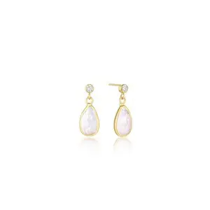 SET & STONES Camille Baroque Pearl Earrings - Gold