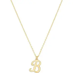 SET & STONES Gianna Initial Necklace - Gold/b