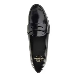 Church's Natalie' Fumé Polished Leather Loafers - Black