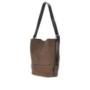 LEMAIRE Small 'belted' Canvas Tote Bag