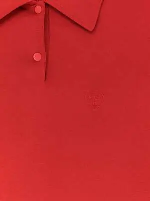 Gucci Fine Stretch Silk Knit Polo Shirt