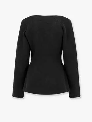 NUDE Wool Blend Cardigan - Black
