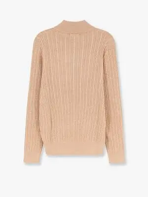 Polo Ralph Lauren Cable Knit Cotton Sweater With Zip