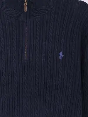 Polo Ralph Lauren Cable Knit Sweater With Zip