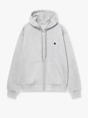 Carhartt Work In Progress Mack Jacket Melange Cotton Hoodie - Grey