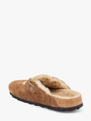 BIRKENSTOCK Boston Vl/shearling Suede Clog