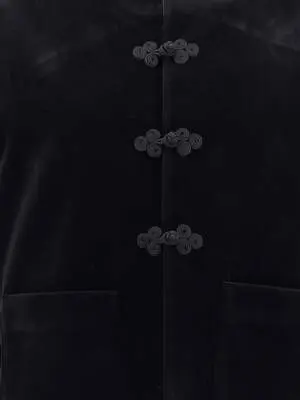 RÓHE Velvet Blazer With Pankou Closure