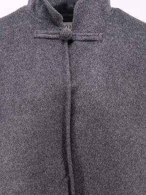 RÓHE Wool Cape With Toggle