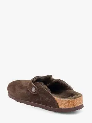 BIRKENSTOCK Boston Vl/shearling Suede Clog