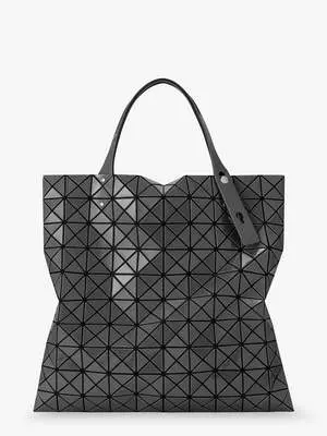 Issey Miyake Prism Gloss Shoulder Bag With Triangular Pattern - Grey