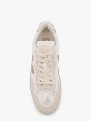 VEJA V90 Leather Sneakers With Suede Inserts