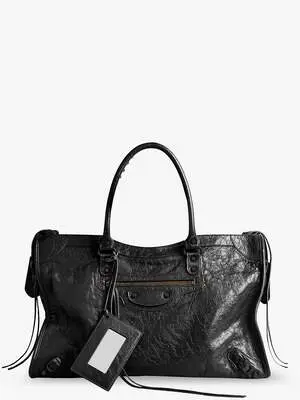Balenciaga Le City Bag L Leather Handbag - Black