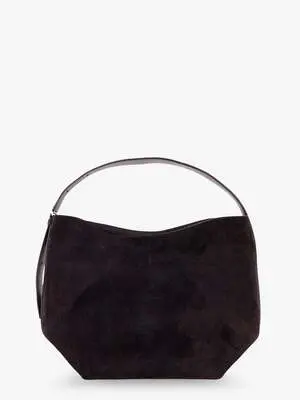 TOTEME Medium Belted Suede Shoulder Bag