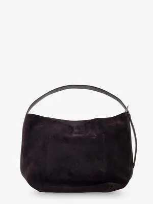 TOTEME Medium Belted Suede Shoulder Bag