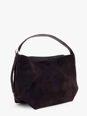 TOTEME Medium Belted Suede Shoulder Bag