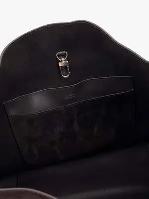 TOTEME Medium Belted Suede Shoulder Bag